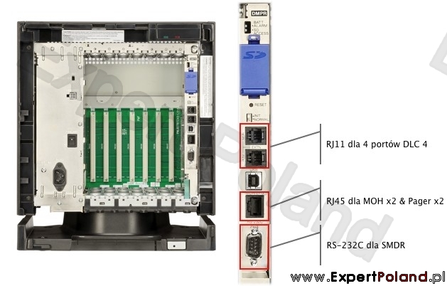 Panasonic KX-TDA100D - Centrale cyfrowe, sieci komputerowe, sieci ...